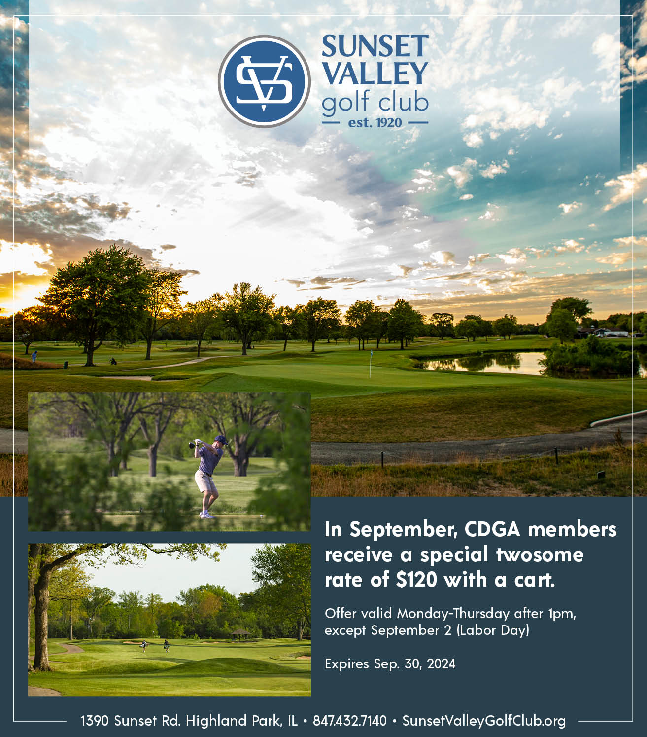 CDGA Member Perk: Sunset Valley Golf Club | Chicago District Golf ...